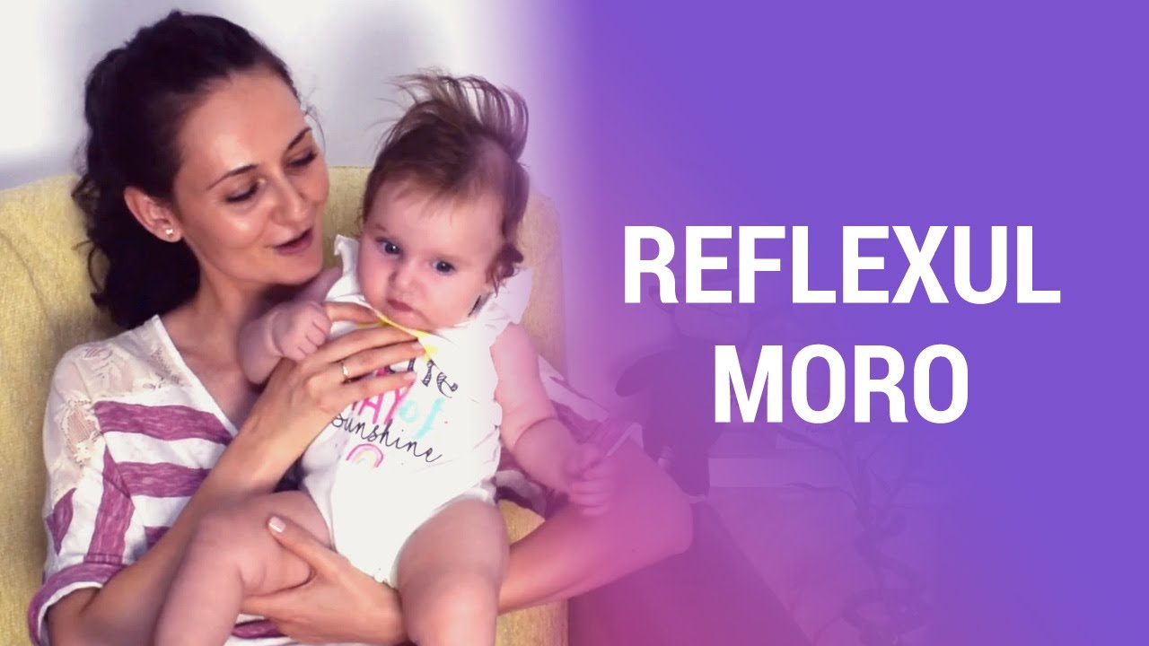 Reflexul Moro la bebeluși - YouTube