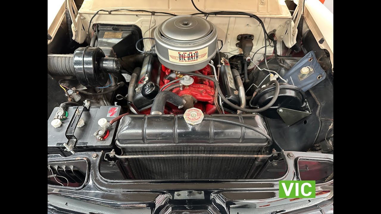 1955 Ford Fairlane - Engine Video - YouTube