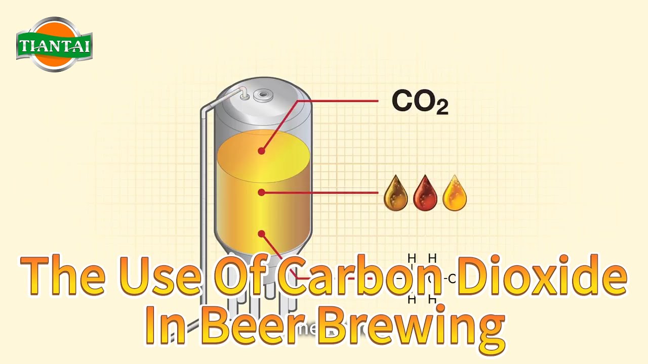 The use of carbon dioxide in beer brewing - YouTube