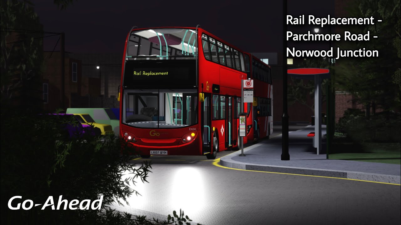 [V1.3 Update] Croydon: Rail Replacement - Parchmore Rd - Norwood Junction - YouTube