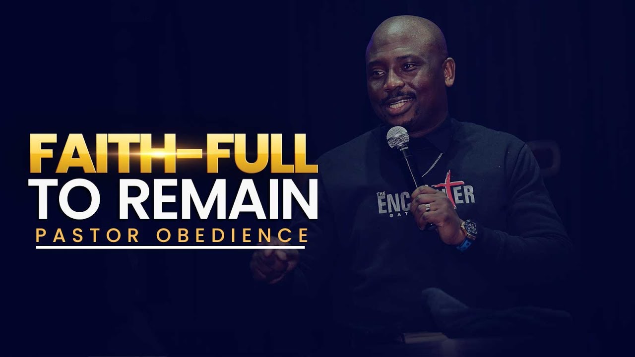Recharge Wednesday | Faithful To Remain | Pastor Obedience - YouTube