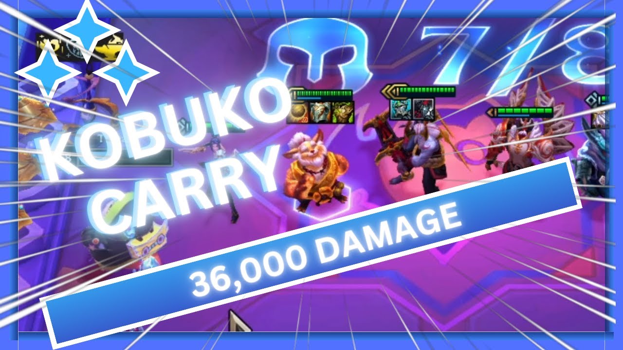 UNEXPECTED KOBUKO ⭐⭐⭐ CARRY | TFT Set 11 Pengu's Party - YouTube
