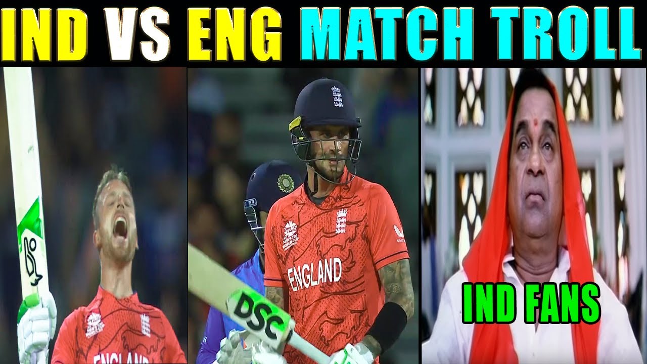 INDIA VS ENGLAND SEMIFINAL - MATCH TROLL | TROLLERS ADDA | - YouTube
