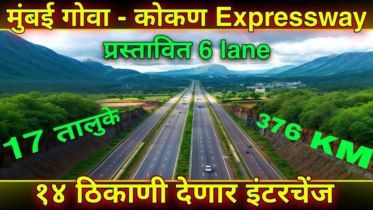 Mumbai To Goa Kokan Expressway Update | Kokan Express Highway ...