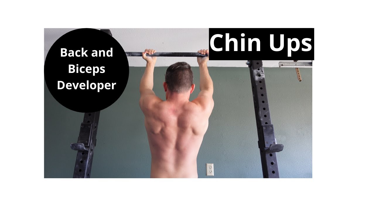 Chin ups GREAT for Biceps!(Supinated Grip Pull Ups Example) - YouTube