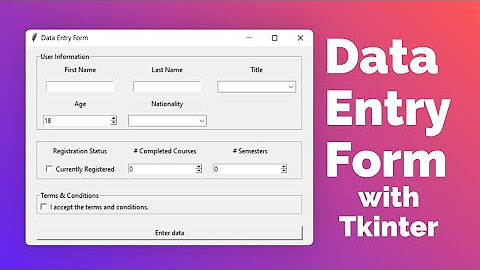 Python GUI Projects - YouTube