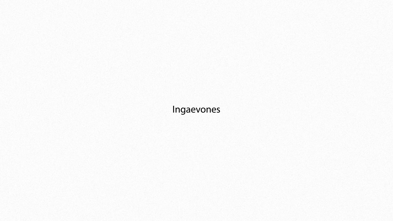Ingaevones PRONUNCIATION - YouTube