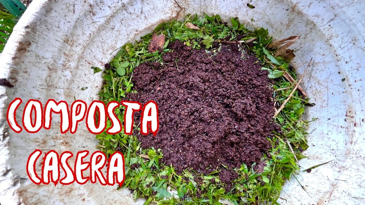 Cómo hacer COMPOSTA CASERA paso a paso para tu HUERTO ORGÁNICO o JARDÍN ...