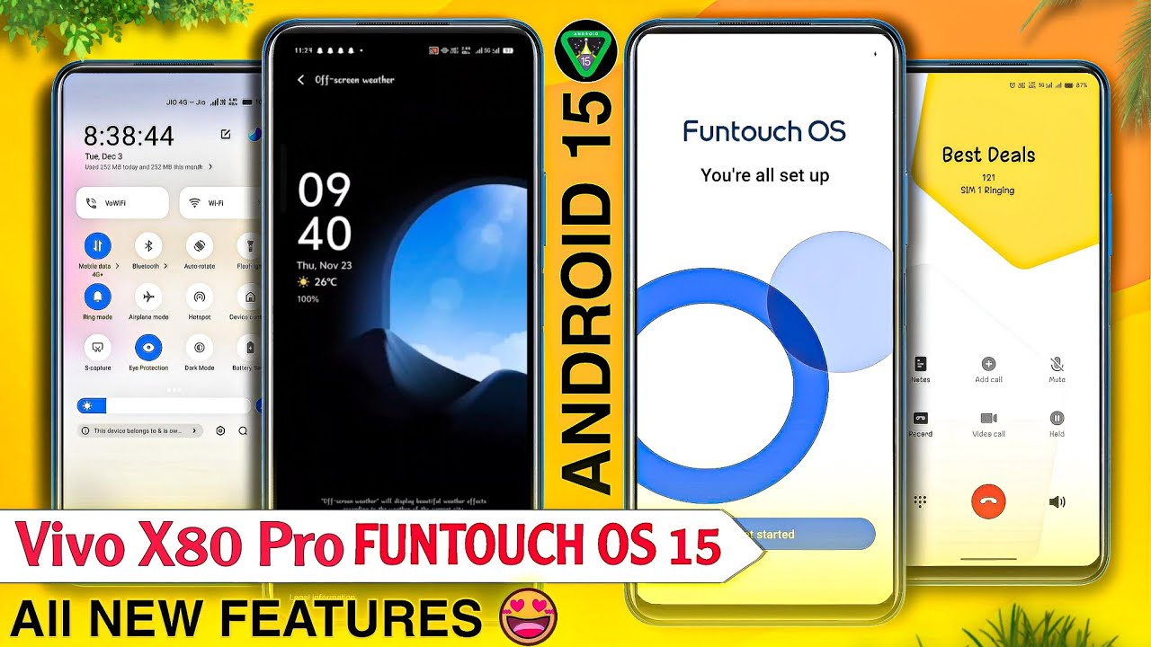 Vivo X80 Pro Android 15 & Funtouch Os 15 Update Features | Vivo X80 Pro ...