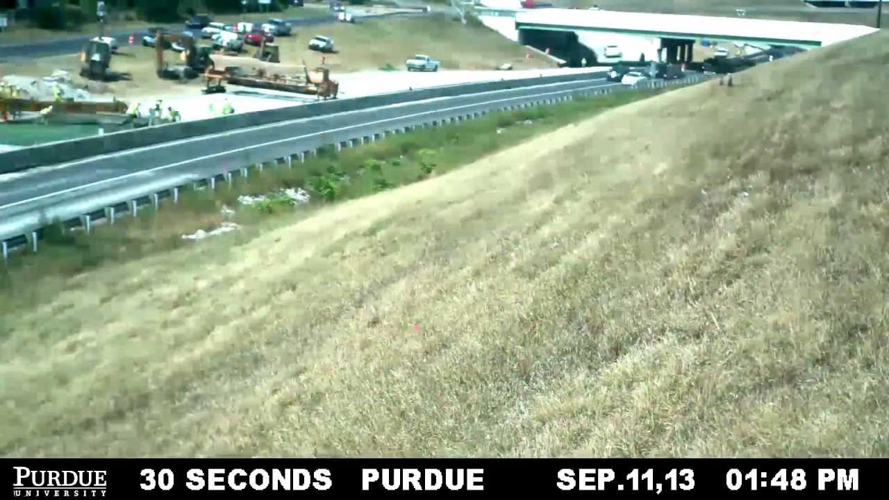 South Split Ramp Construction Time Lapse (I-70 EB to I-65 SB) - YouTube