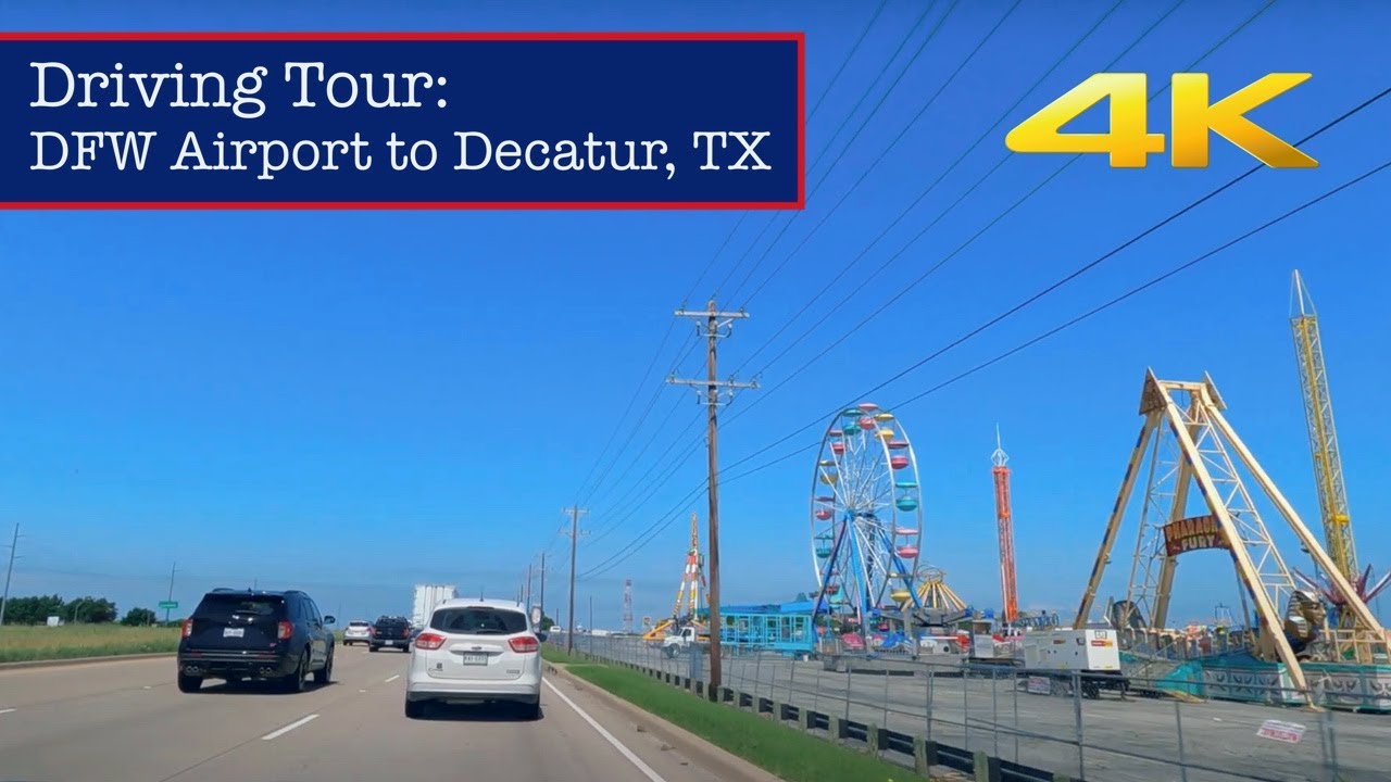 Texas Driving Tour: DFW Airport to Decatur 4K - YouTube