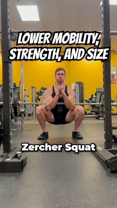 ZERCHER SQUAT DAY🔥 LOWER WORKOUT - YouTube