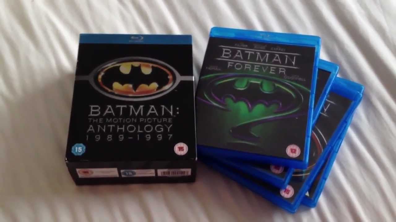 Batman The Motion Picture Anthology 1989 1997 Blu Ray Boxset Youtube
