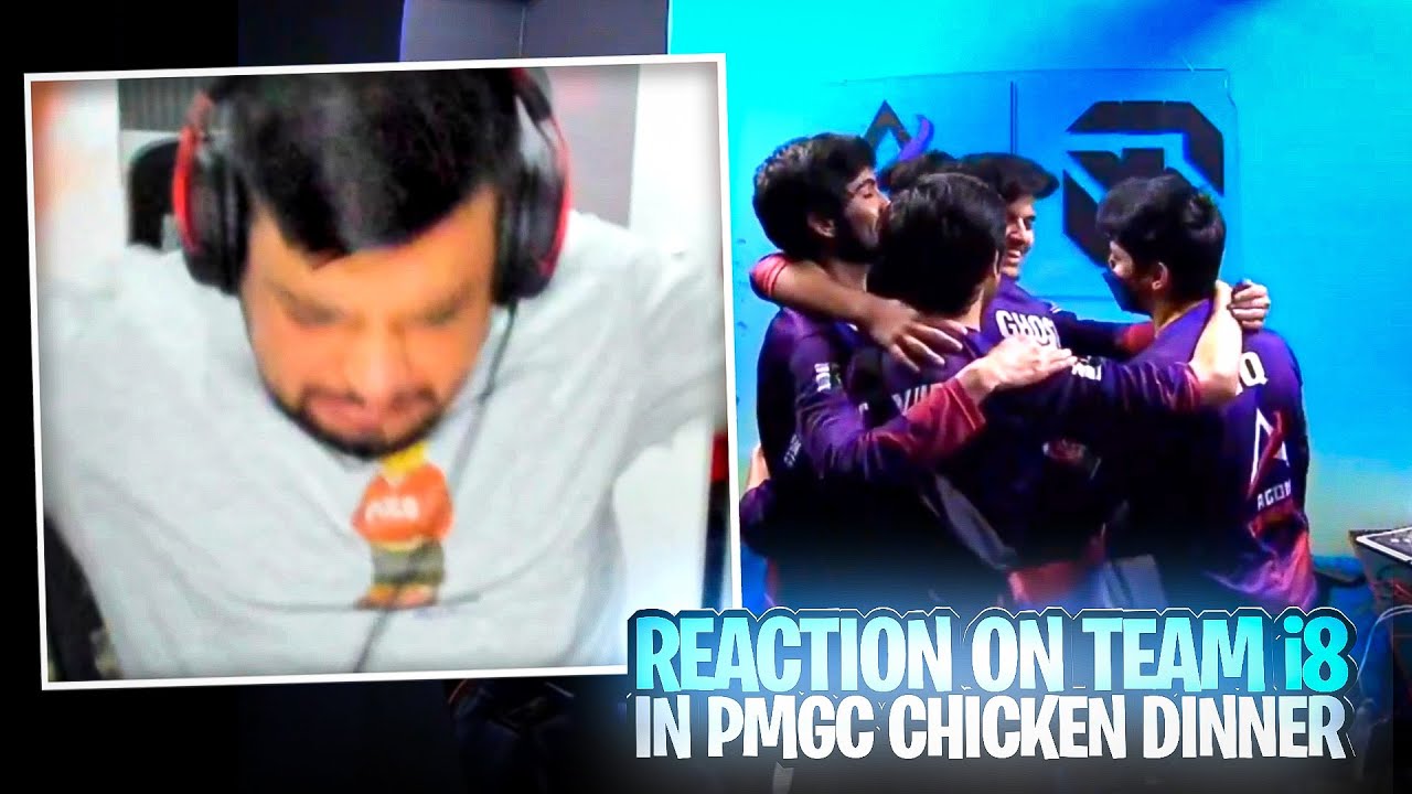 MY REACTION ON TEAM I8 CHICKEN DINNER 😭😱 - YouTube