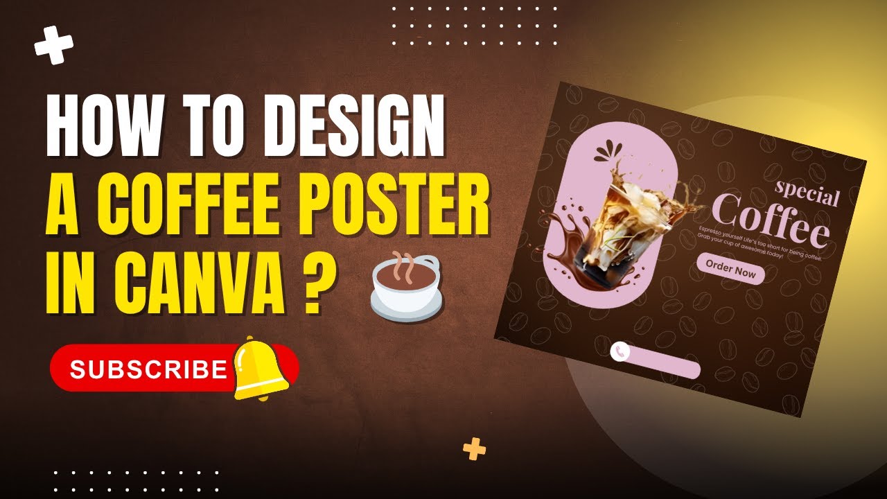 Create a Professional Coffee Poster in Canva | Easy Tutorial - YouTube
