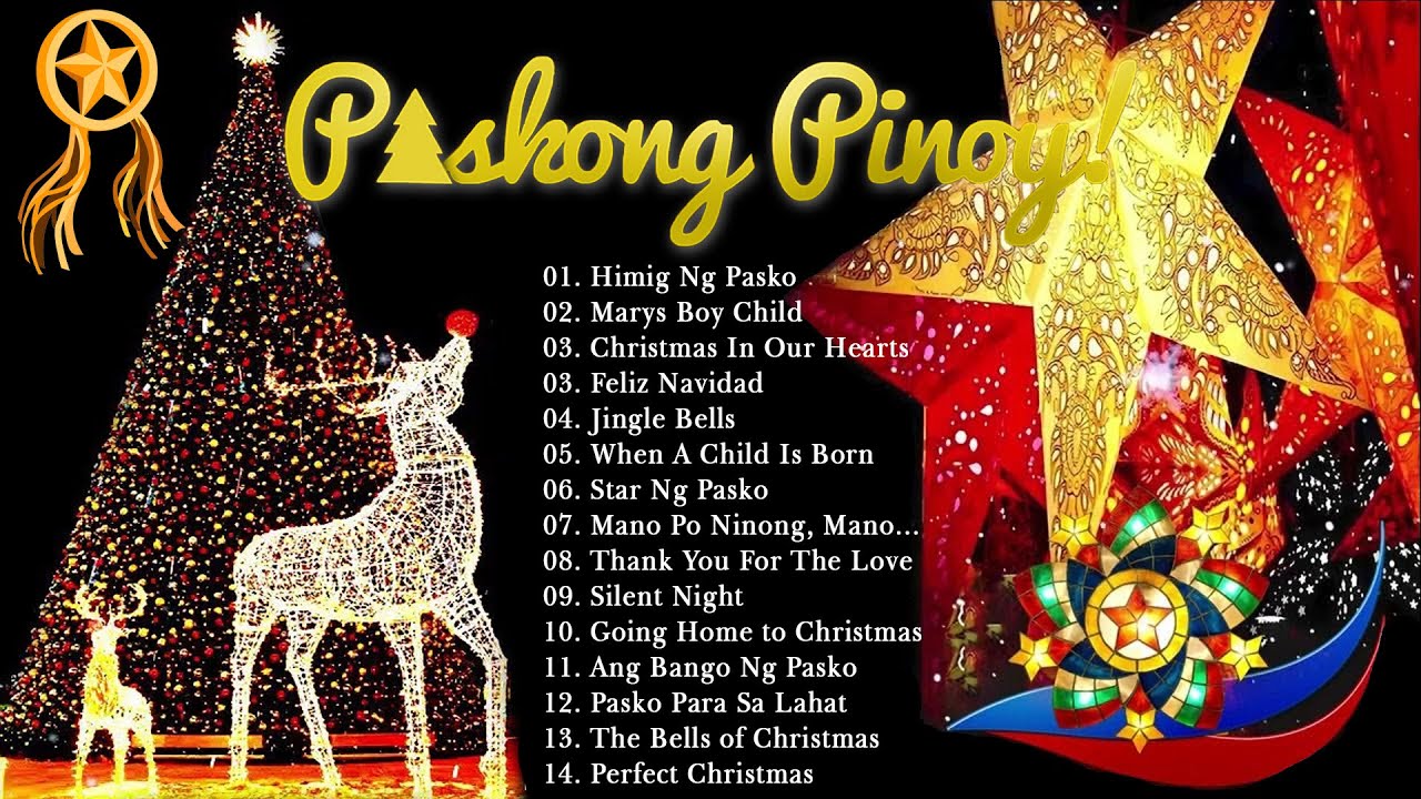 Paskong Pinoy Medley 🎅🏼Best Tagalog Paskong Pinoy 2024🎅🏼 By Jose Mari ...