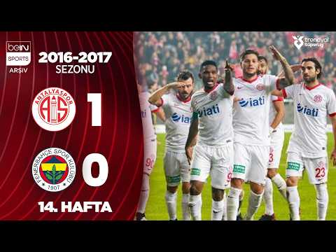 Antalyaspor (1-0) Fenerbahçe | MAÇ ÖZETİ | 14. Hafta - 2016/2017