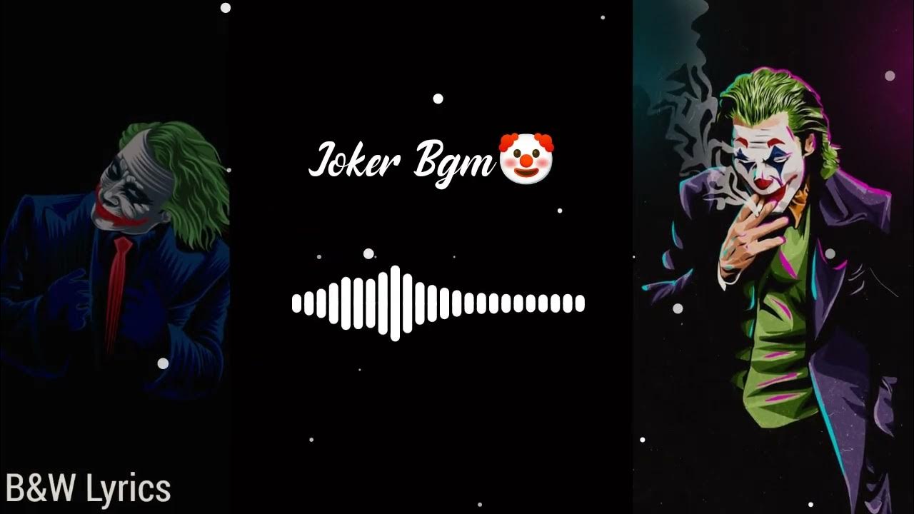 Joker Bgm | Scary joker bgm | B&W Lyrics | #joker #bgm #scary #dc - YouTube