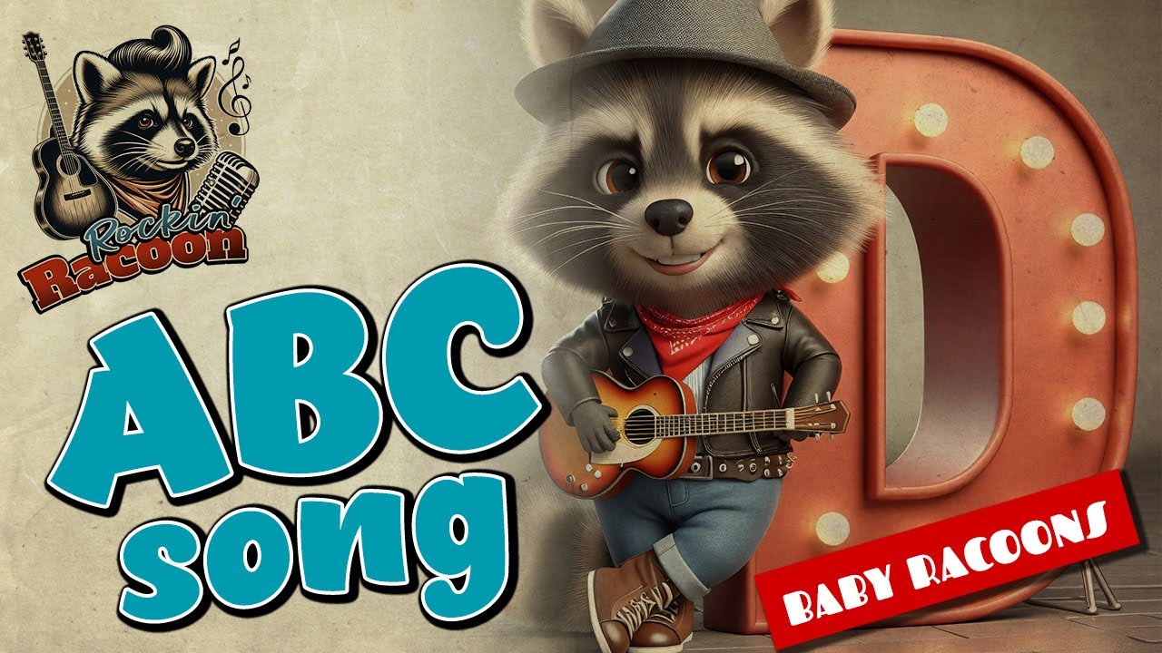 ABC Song for Kids! 🦝 Baby Raccoons Teach the Alphabet - YouTube