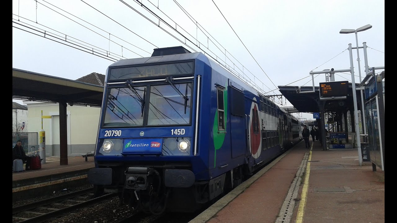 [TIME LAPSE] A Bord d'une Z-20500 Transilien du RER D - YouTube
