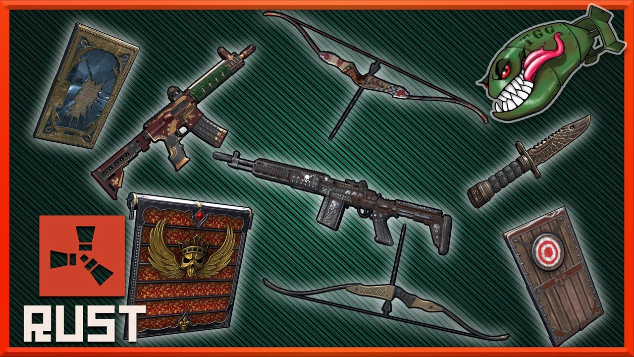 Rust Skins | Resin & Scrapper Bows, Metal Hunter M39, Mirror & Archer ...
