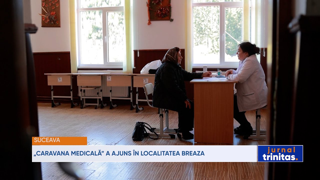 „Caravana medicală” a ajuns în localitatea suceveană Breaza - YouTube