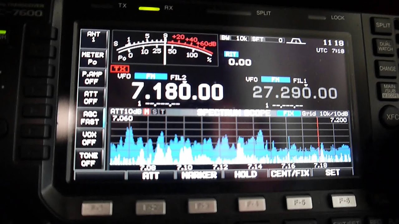 Kenwood TL-922 output power 40m band - YouTube