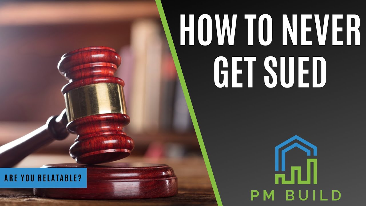 How to Never Get Sued - YouTube