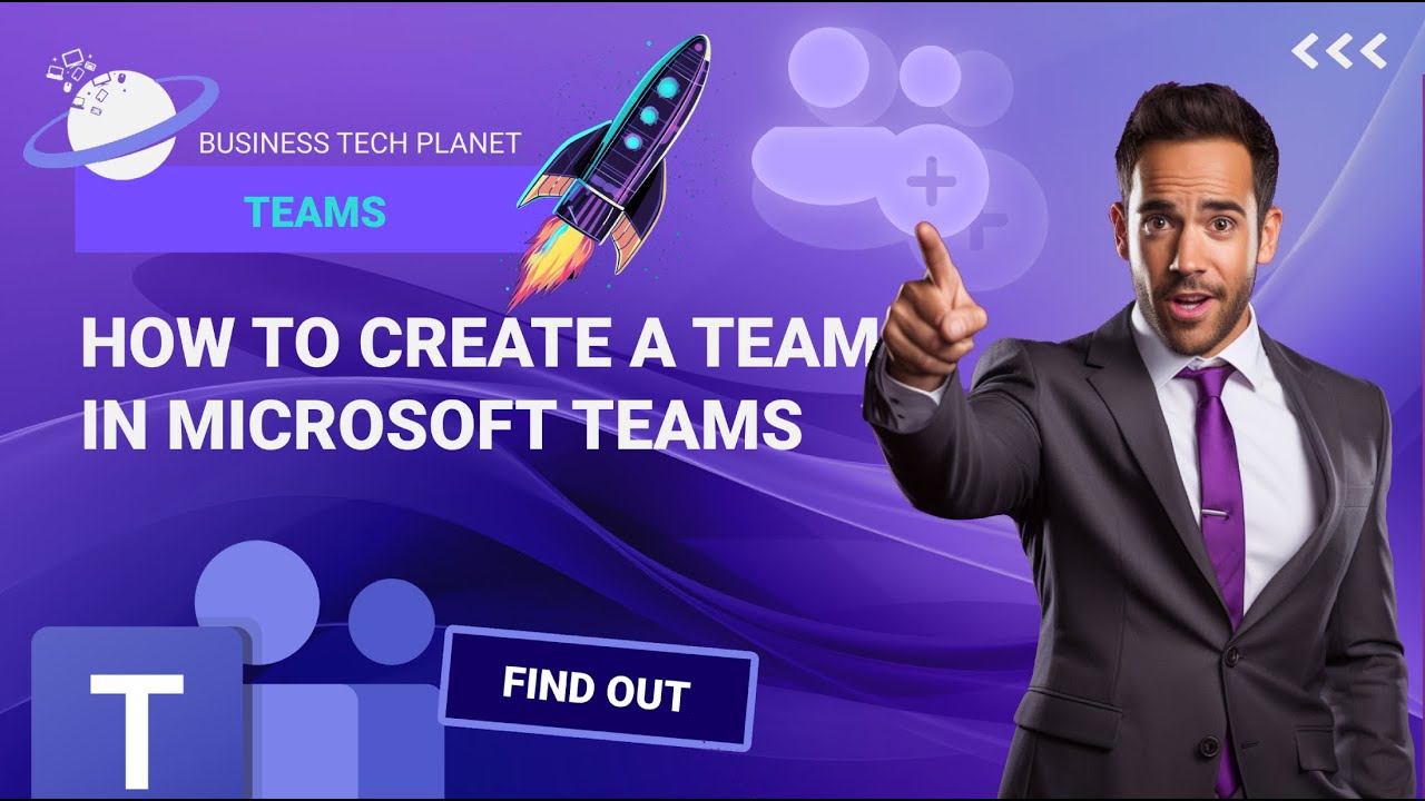 How to Create a Team in Microsoft Teams - Tutorial - YouTube