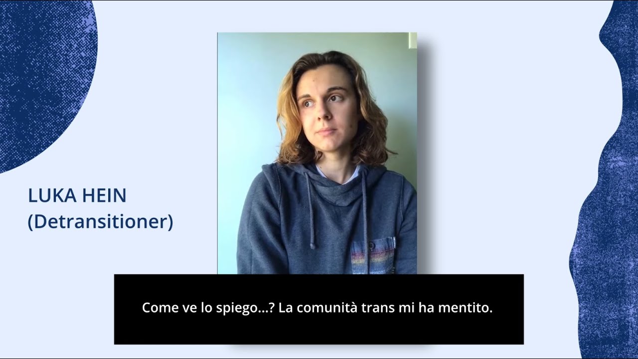 Luka Hein, detransitioner: "La comunità trans mi ha mentito ...