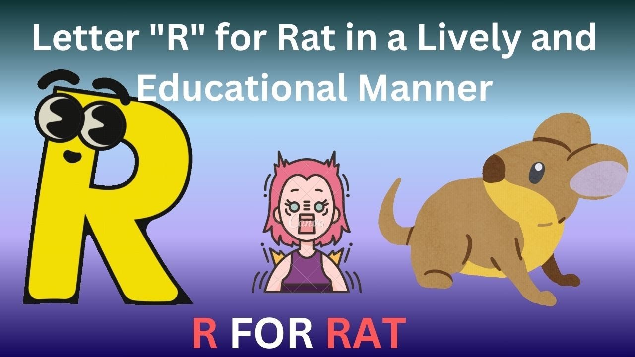 Letter "R" for Rat in a Lively and Educational Manner || Alphabet R ...