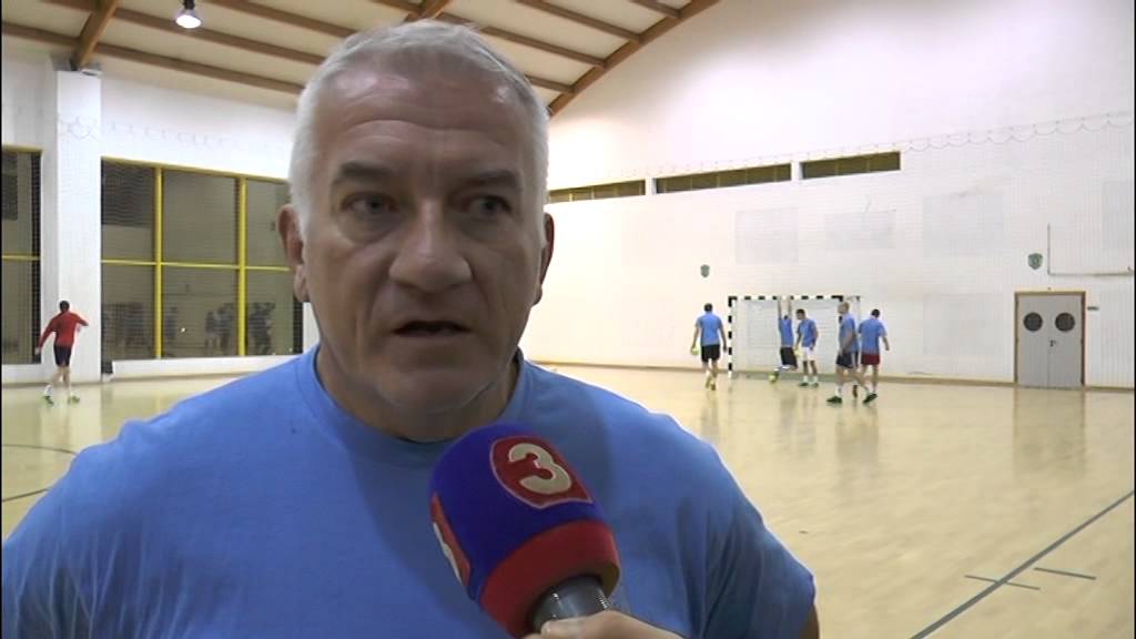 Martin Lipták - tréner HC SPORTA Hlohovec pred 1.zápasom 2.kola Pohára ...