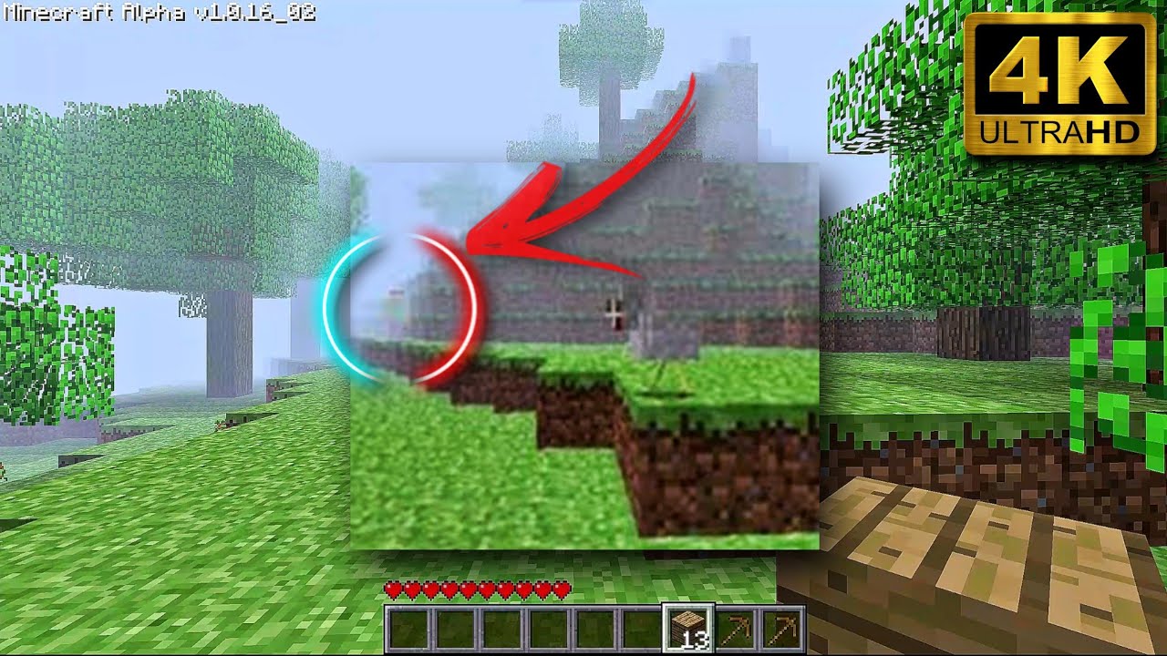 Founding Herobrine's World - Minecraft Alpha 1.0.16_2 (4k60FPS) 2023 ...