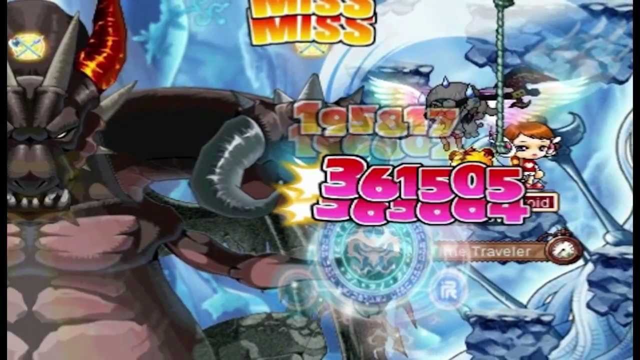 ImEvoL (LeveL 200 Aran) vs Horntail - Maplestory Boss Epic - YouTube
