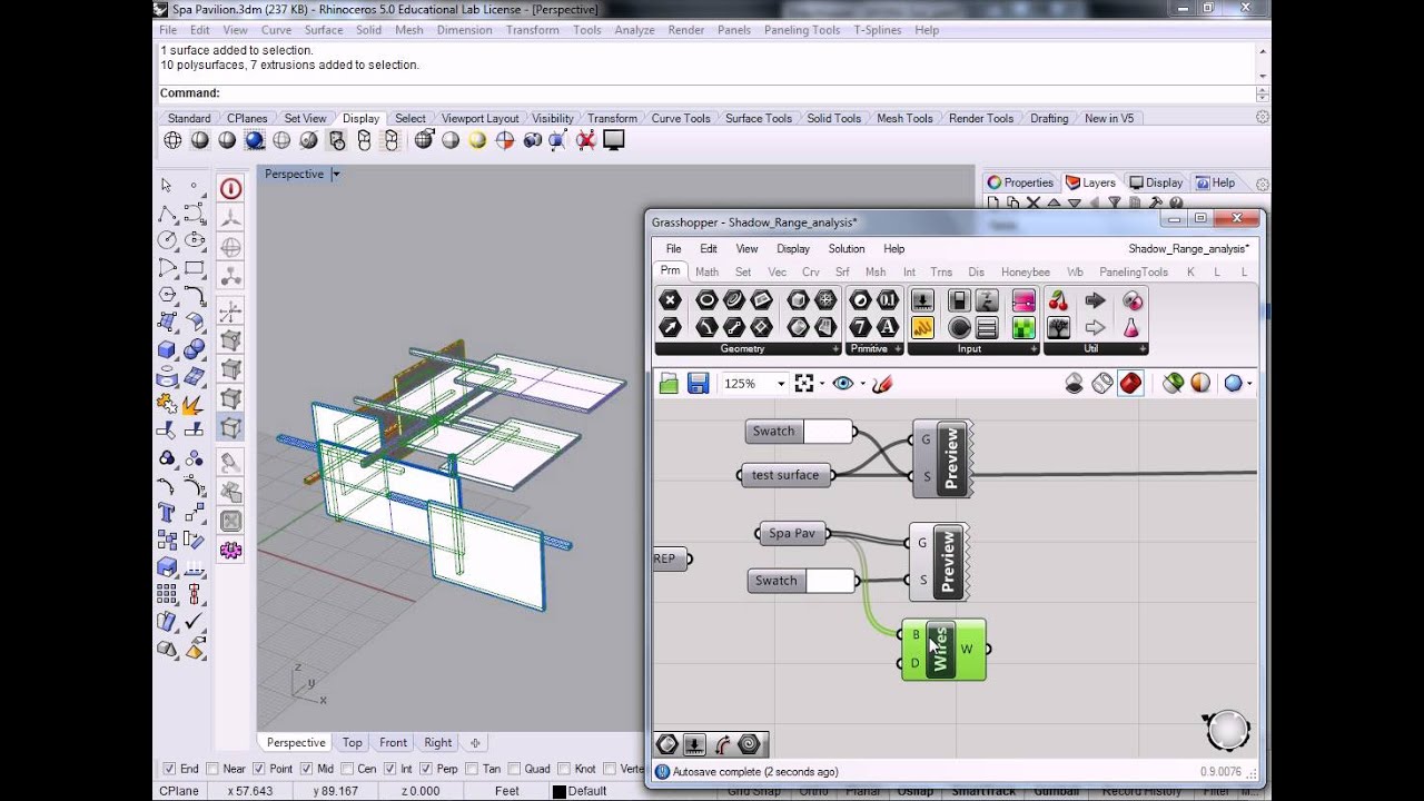 33 - Grasshopper - Ladybug Shadow Range Analysis 03 - YouTube