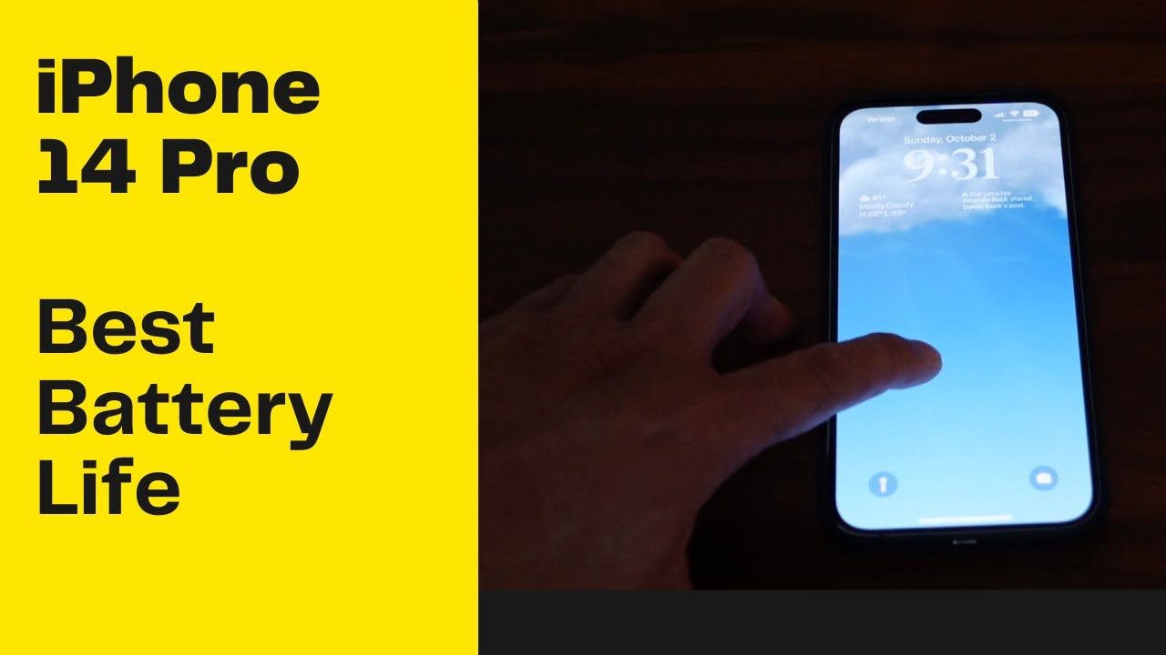 How To Maximize iPhone 14 Pro & Max Battery Life With Always On Display ...