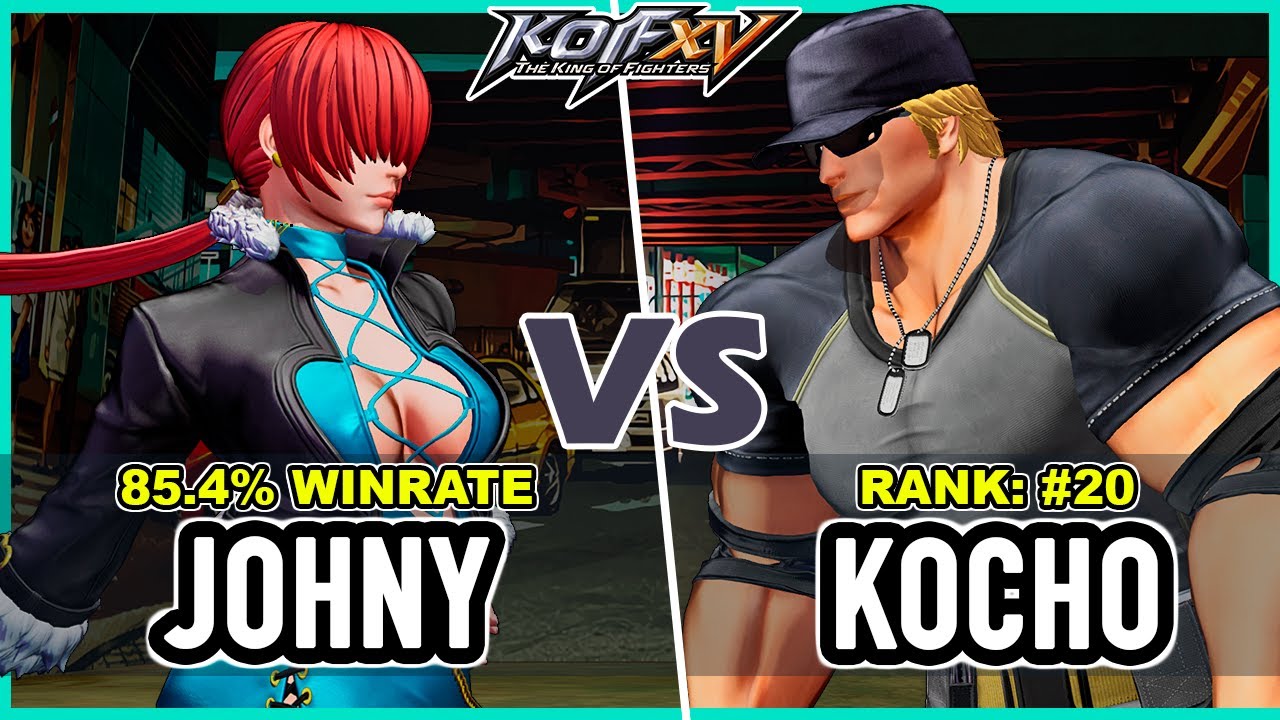 KOF XV 🔥 Johny (B.Jenet/Shermie/Krohnen) vs Shinobu Kocho (Gato/Yashiro ...