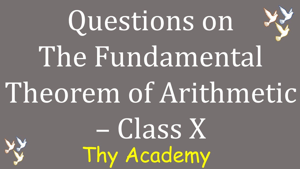4 ions On The Fundamental Theorem Of Arithmetic CBSE NCERT 4 ions On The Fundamental Theorem Of Arithmetic CBSE NCERT