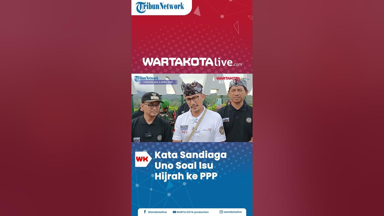 Sandiaga Uno Buka Suara Terkait Isu Kepindahannya ke PPP - YouTube