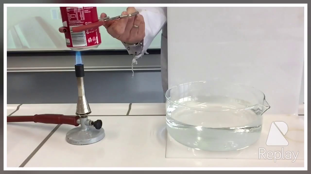 Implodierende Dose - YouTube