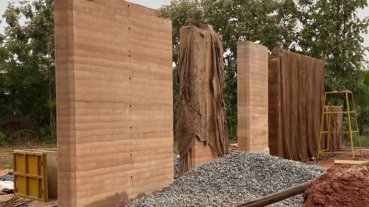 Dream Farm House - Rammed earth construction/economical/vernacular ...