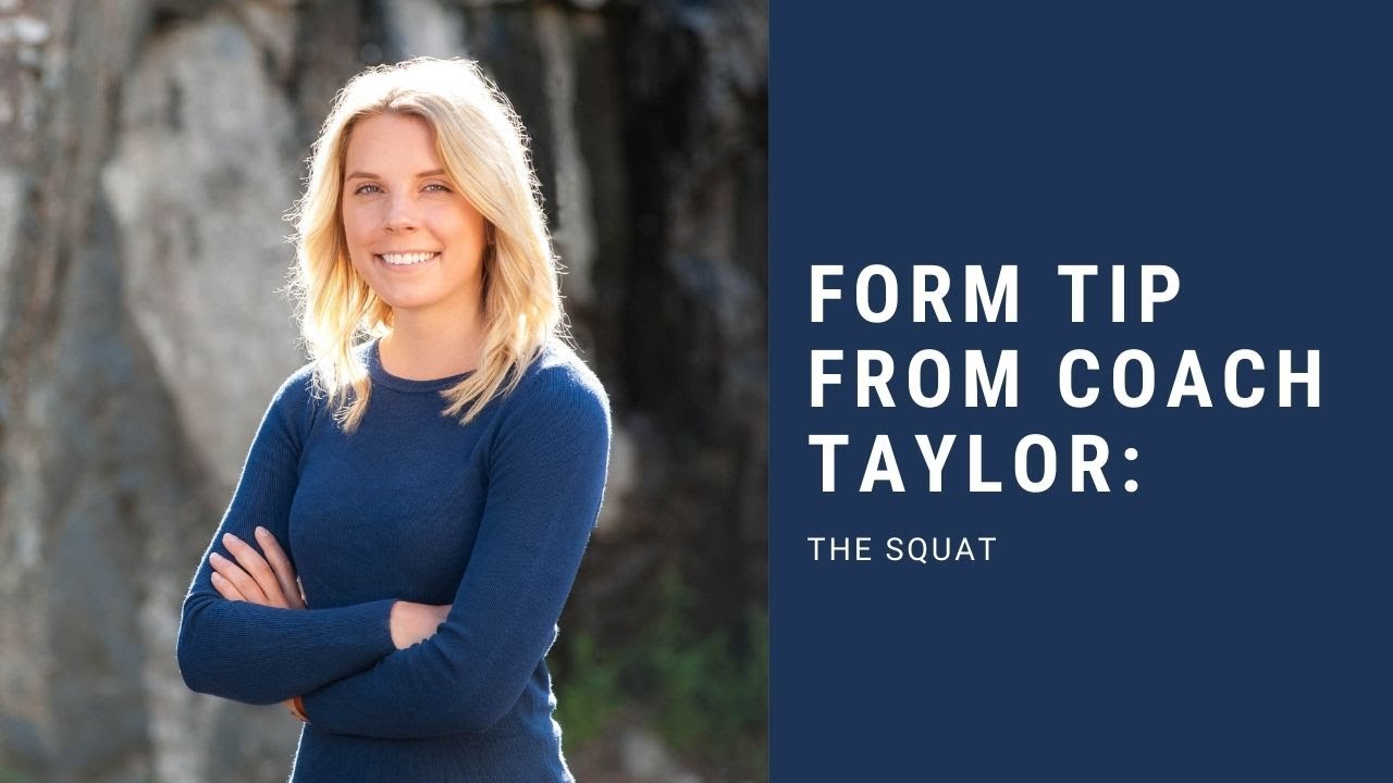 Squat form with Coach Taylor - YouTube