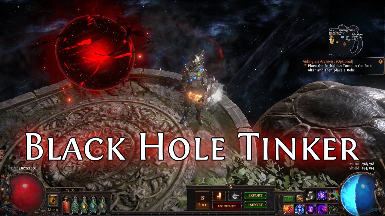 PoE 3.24 - Black Hole Tinker - Void Sphere of Rending Pathfinder ...