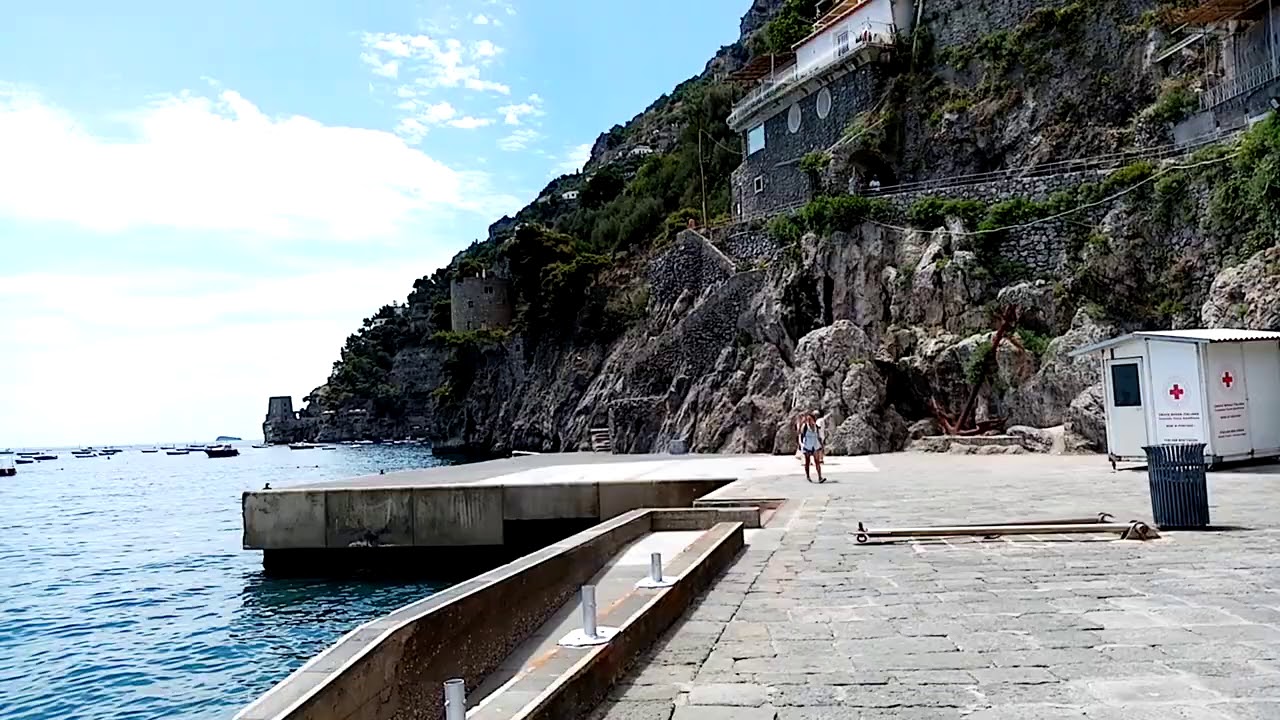 Port of Positano Amalfi cost Italy - YouTube