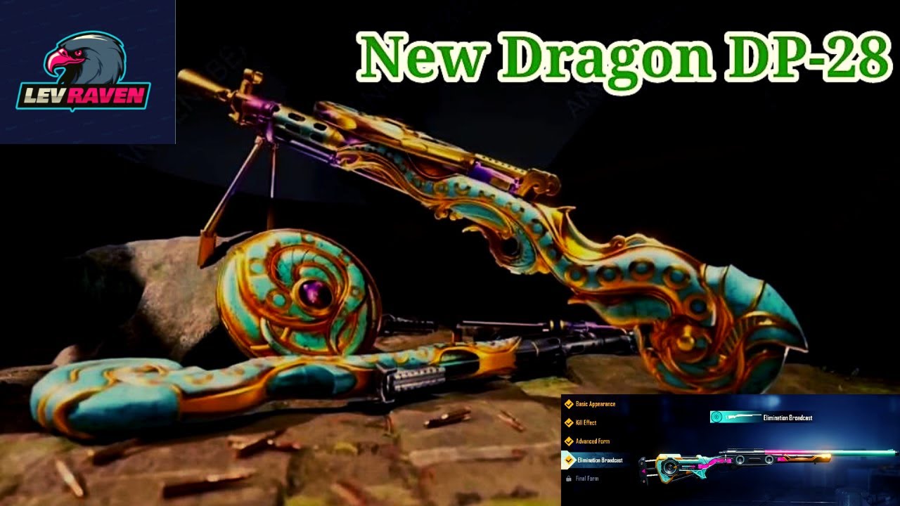 LUCKIEST CREATE OPENING OF NEW DRAGON DP-28 SKIN & MAXING M24| PUBG ...