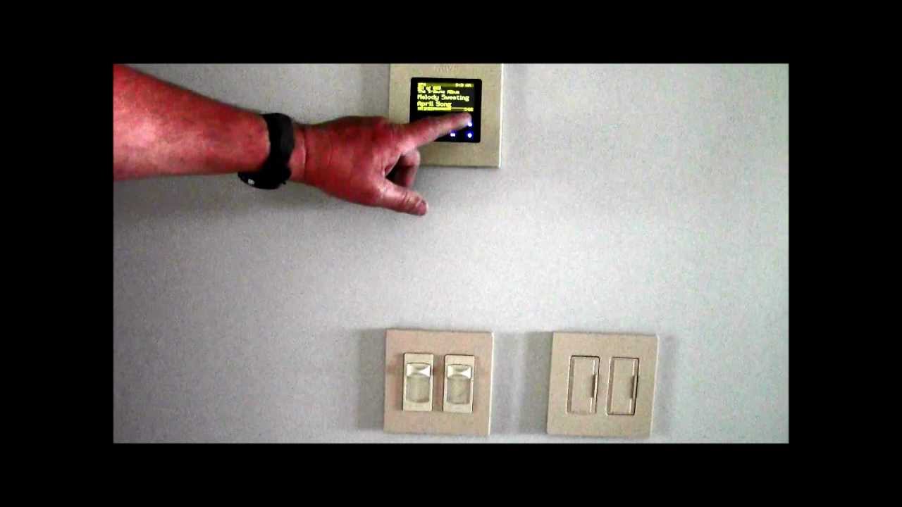 Nuvo Keypad with external volume controls - YouTube