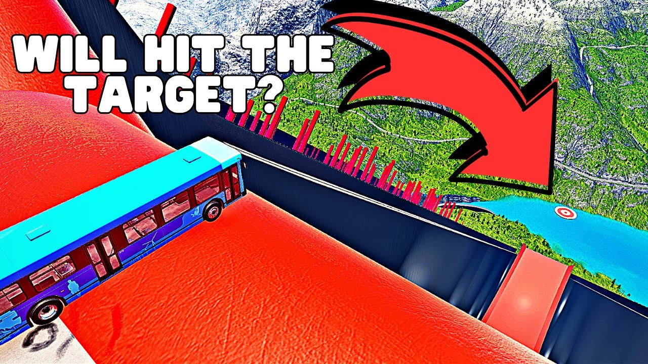 Cars VS Jump Mega Ramp BeamNG.Drive - YouTube