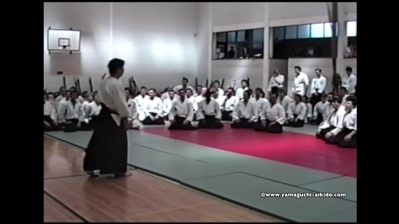 1990 Oxford U.K. Aikido Yamaguchi Seigo sensei - YouTube