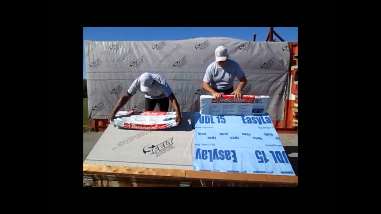 Super Felt – SFelt /// Roofing Underlayment – Benchmarking - YouTube