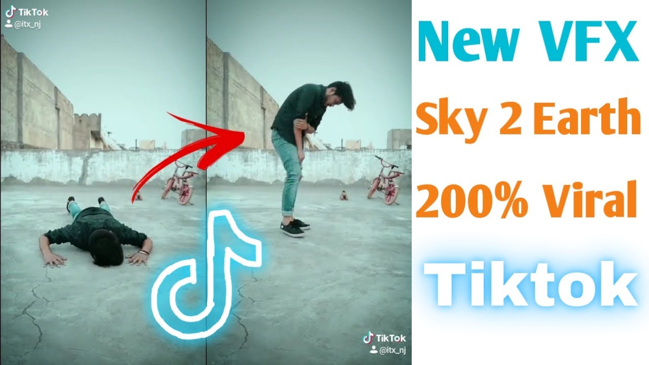 Tiktok new Trend | Falling from the sky to Earth vfx tutorial - YouTube